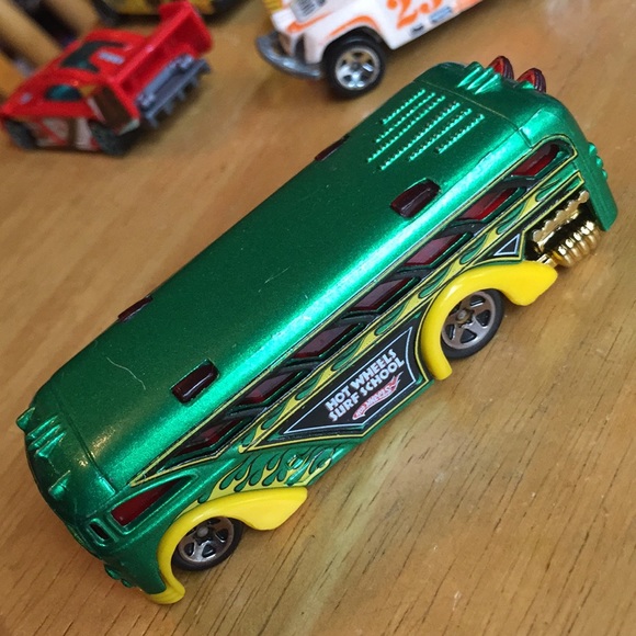 Hot Wheels | Other | Surfing School Bus Car Toy Hot Wheels Thailand ...